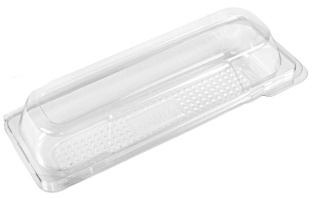 Plastic bread box, 26 cm, clear - Artekno